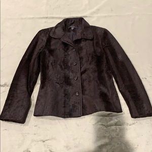 louben | Jackets & Coats | Louben Vintage Faux Hair On Hide Jacket ...
